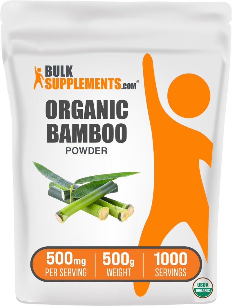 Organic bamboo powder supplement
