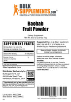 Organic Baobab powder for health