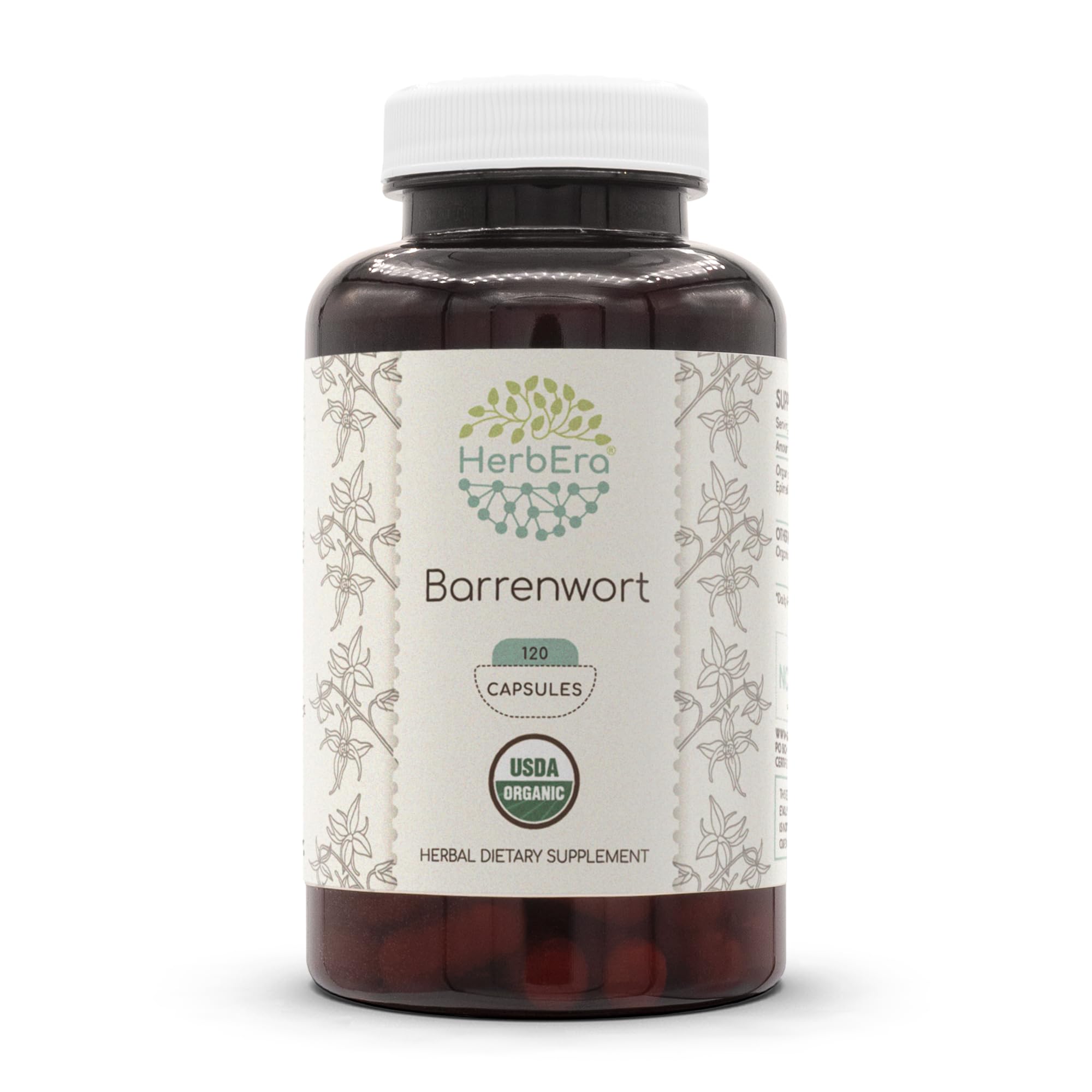 organic barrenwort herbal capsules