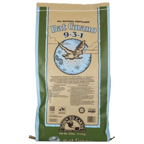 Organic bat guano fertilizer for plants