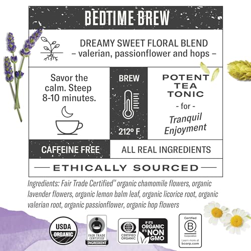 organic bedtime tea for relaxation