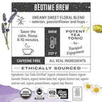 organic bedtime tea for relaxation