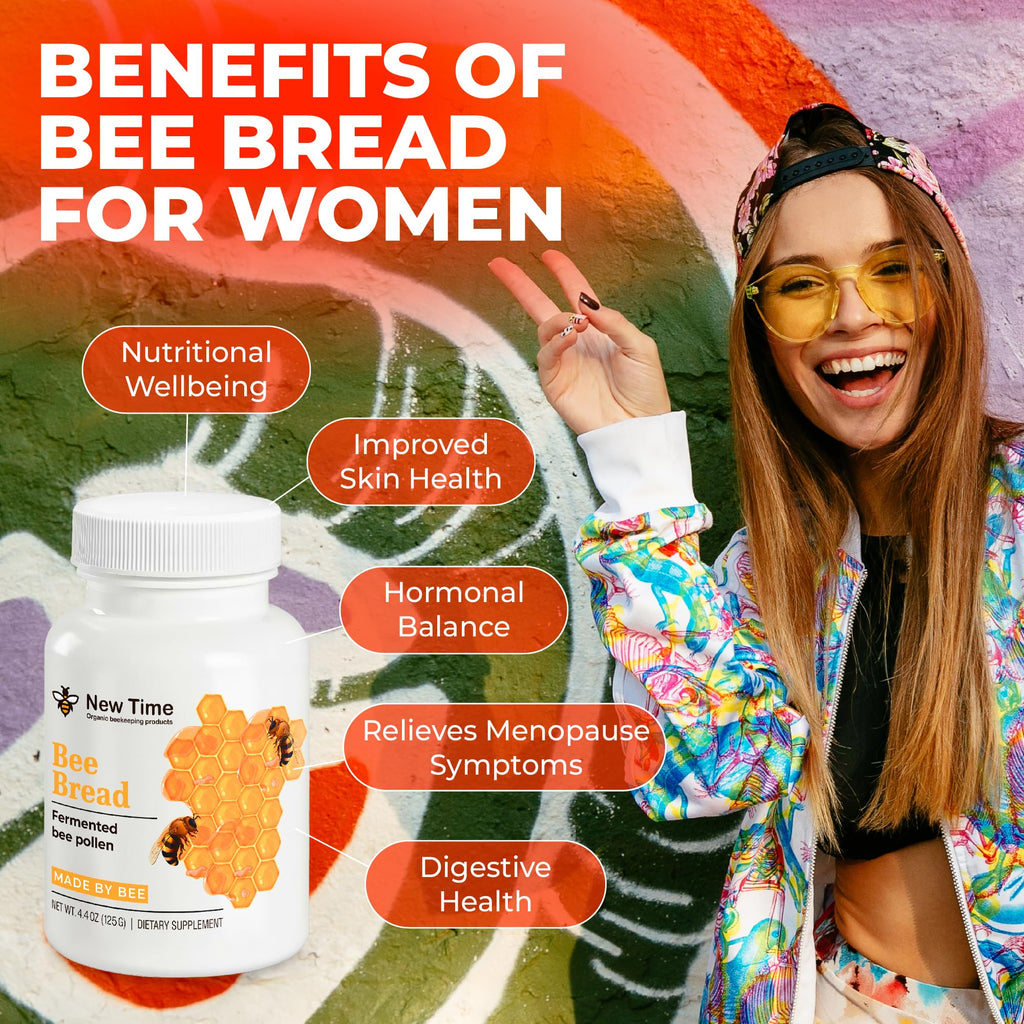 Organic bee bread for digestive health