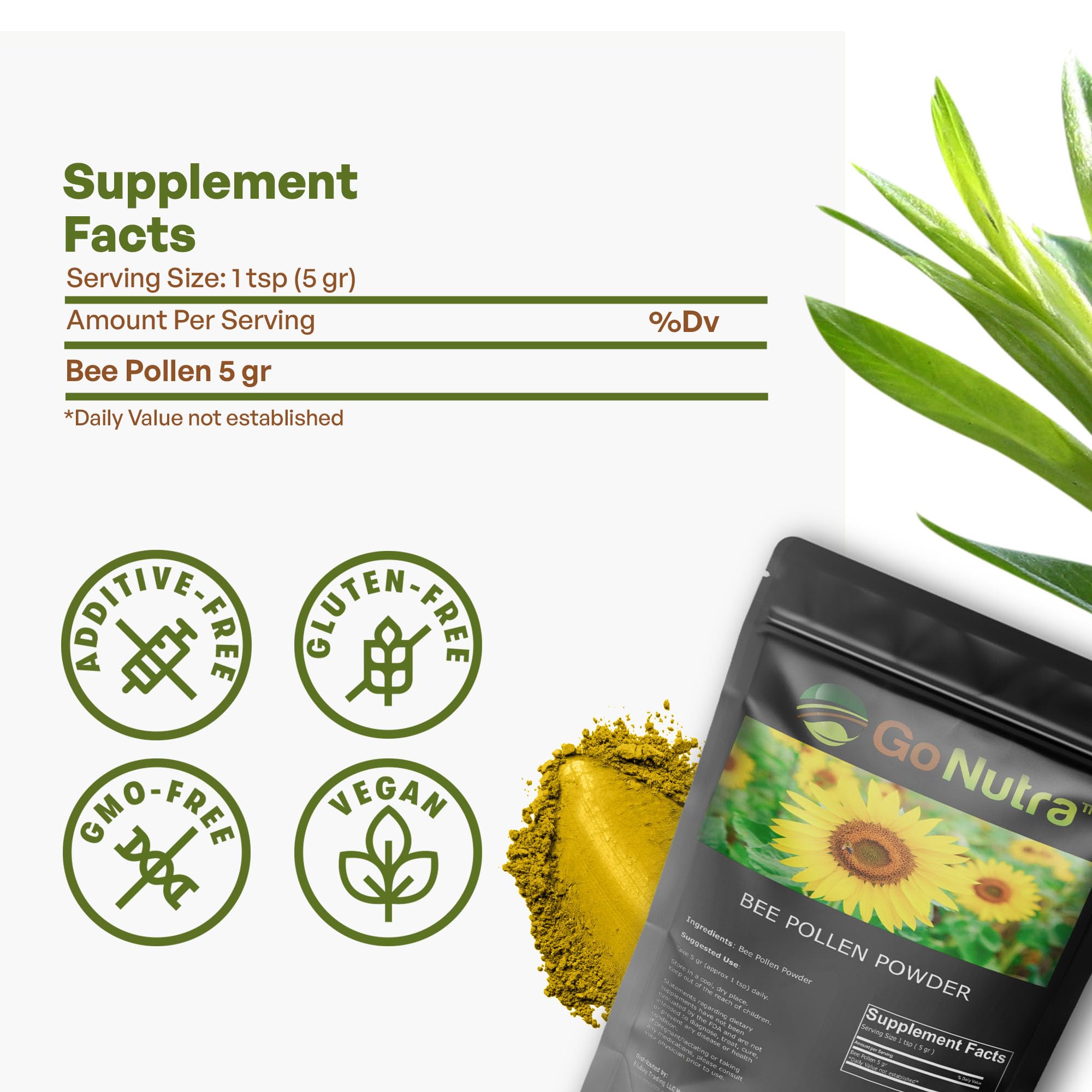 Organic bee pollen for daily wellness
