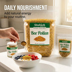 Organic bee pollen for healthy lifestyle