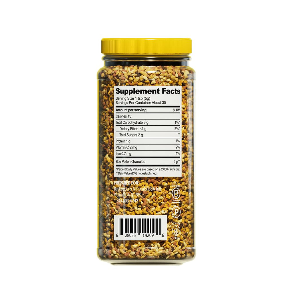 organic bee pollen for nutrition
