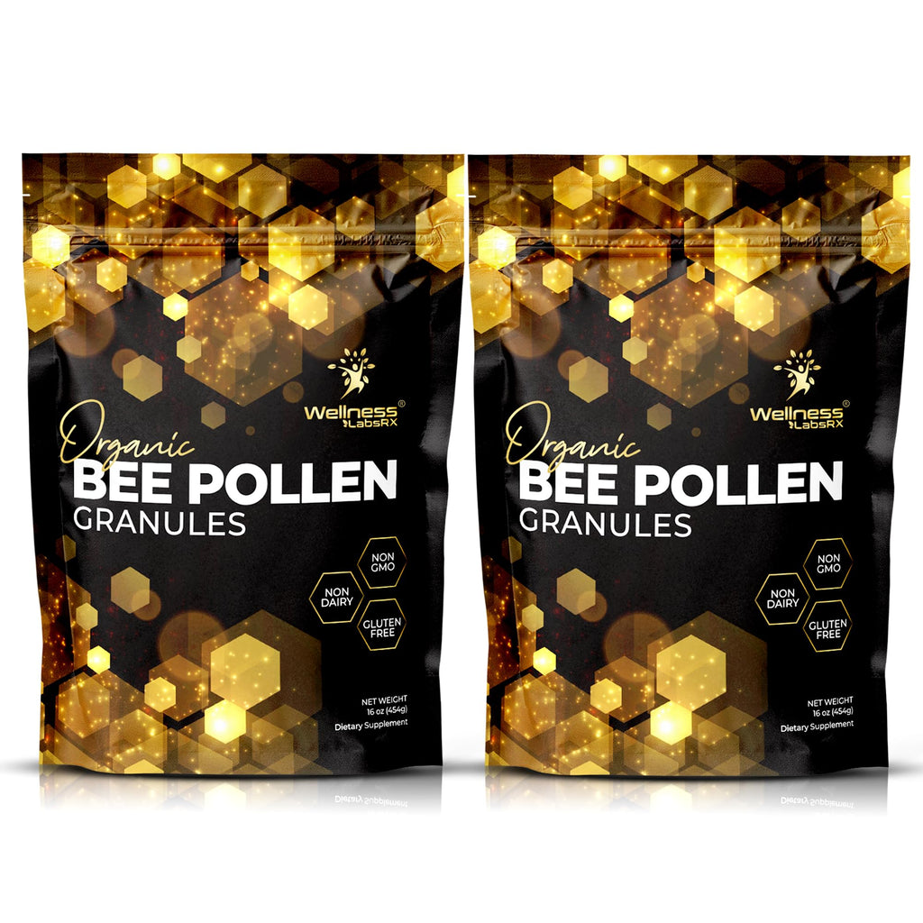 organic bee pollen granules for energy