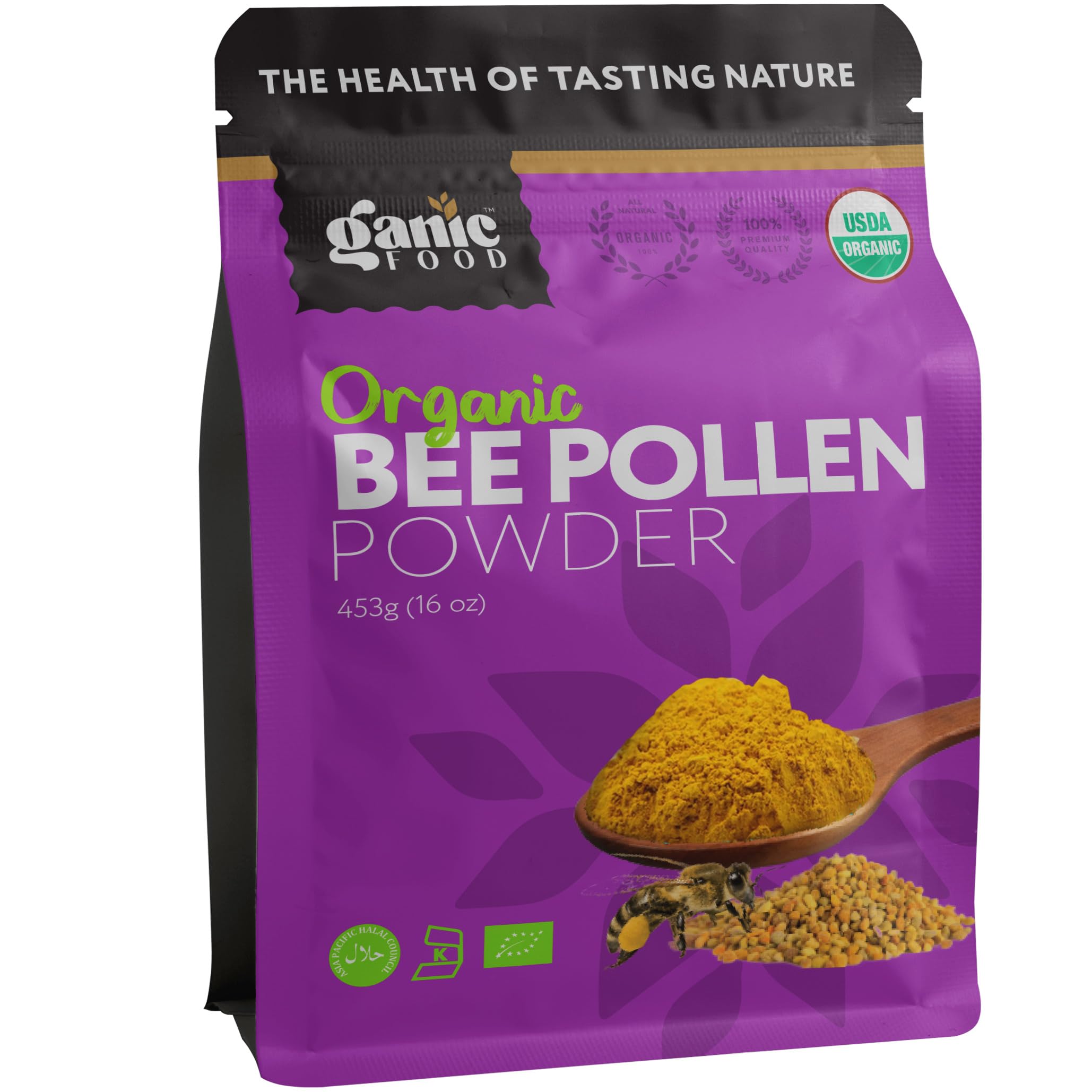 organic bee pollen powder benefits