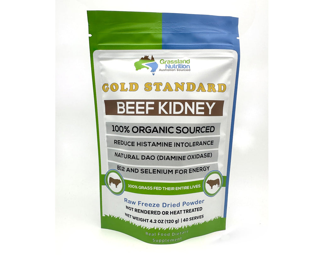 Organic beef kidney powder supplement