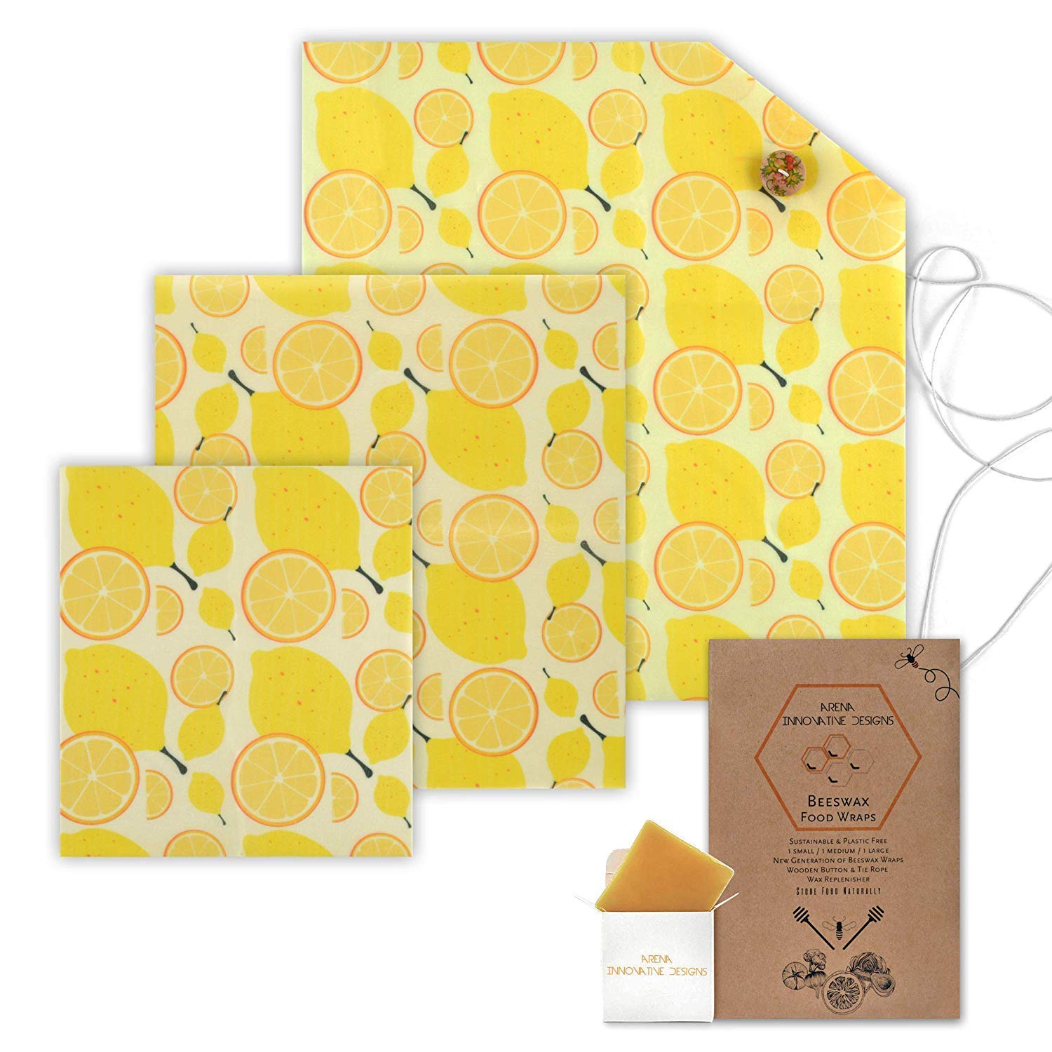organic beeswax wraps for food storage