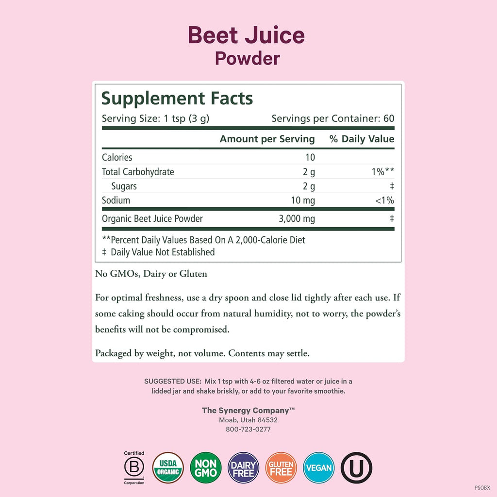 organic beet juice powder for smoothies