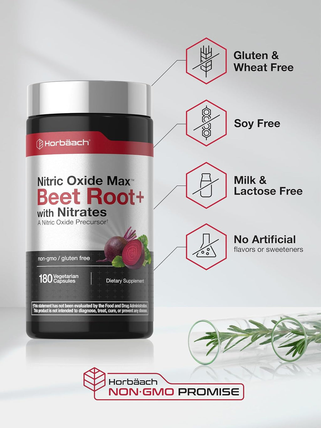 Organic beet root capsules for detox