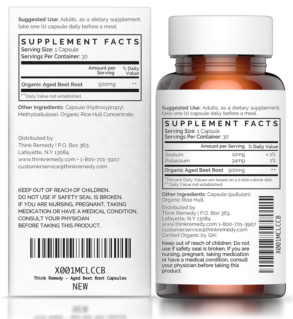 organic beet root capsules for endurance