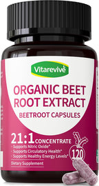 organic beet root capsules for energy