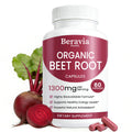 Organic beet root capsules for energy