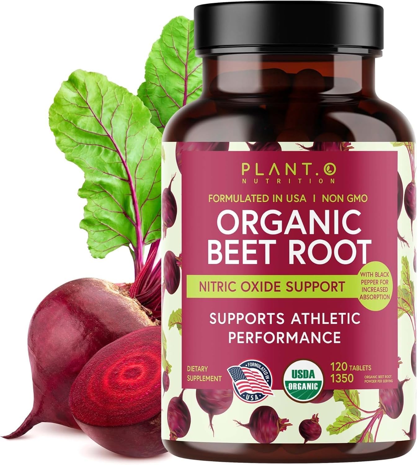 organic beet root capsules for energy