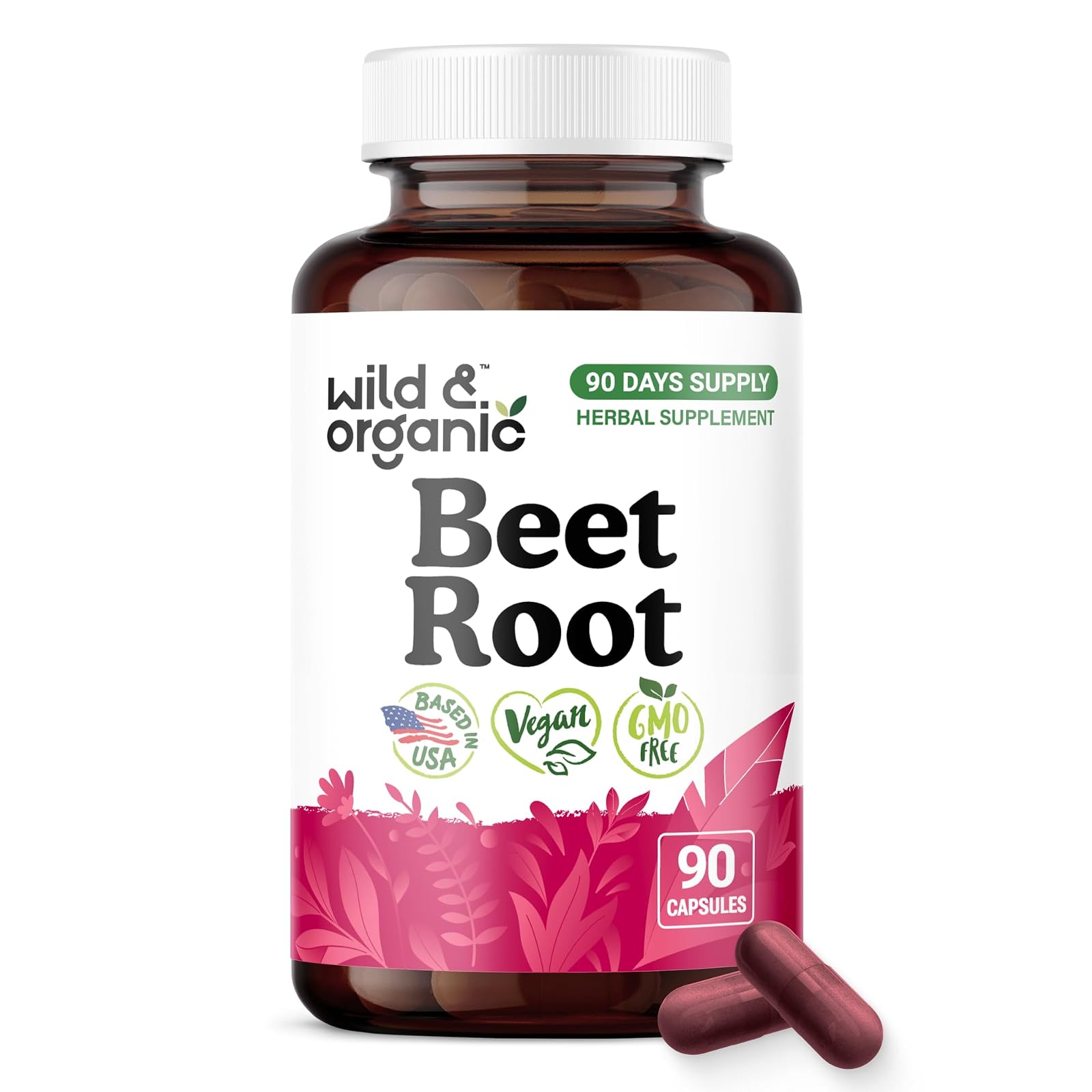 organic beet root capsules for energy