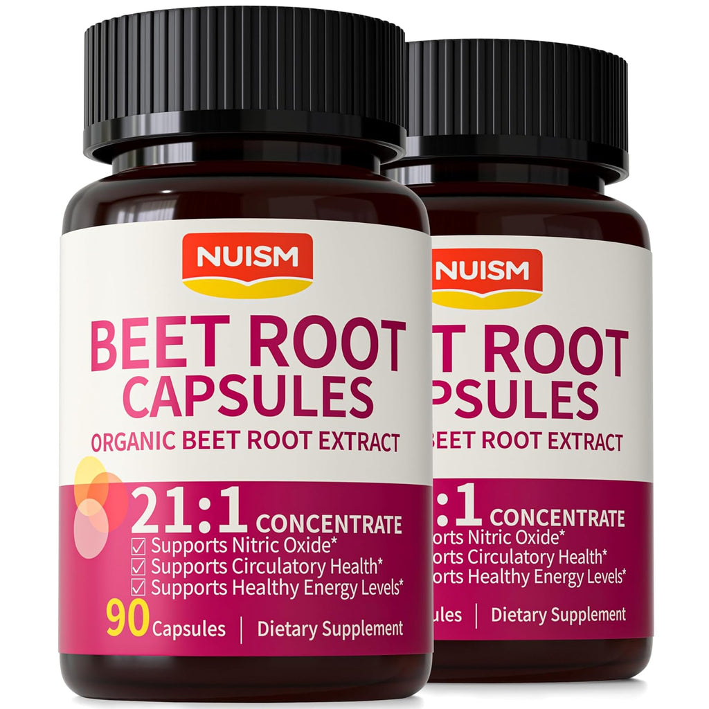 organic beet root capsules for energy