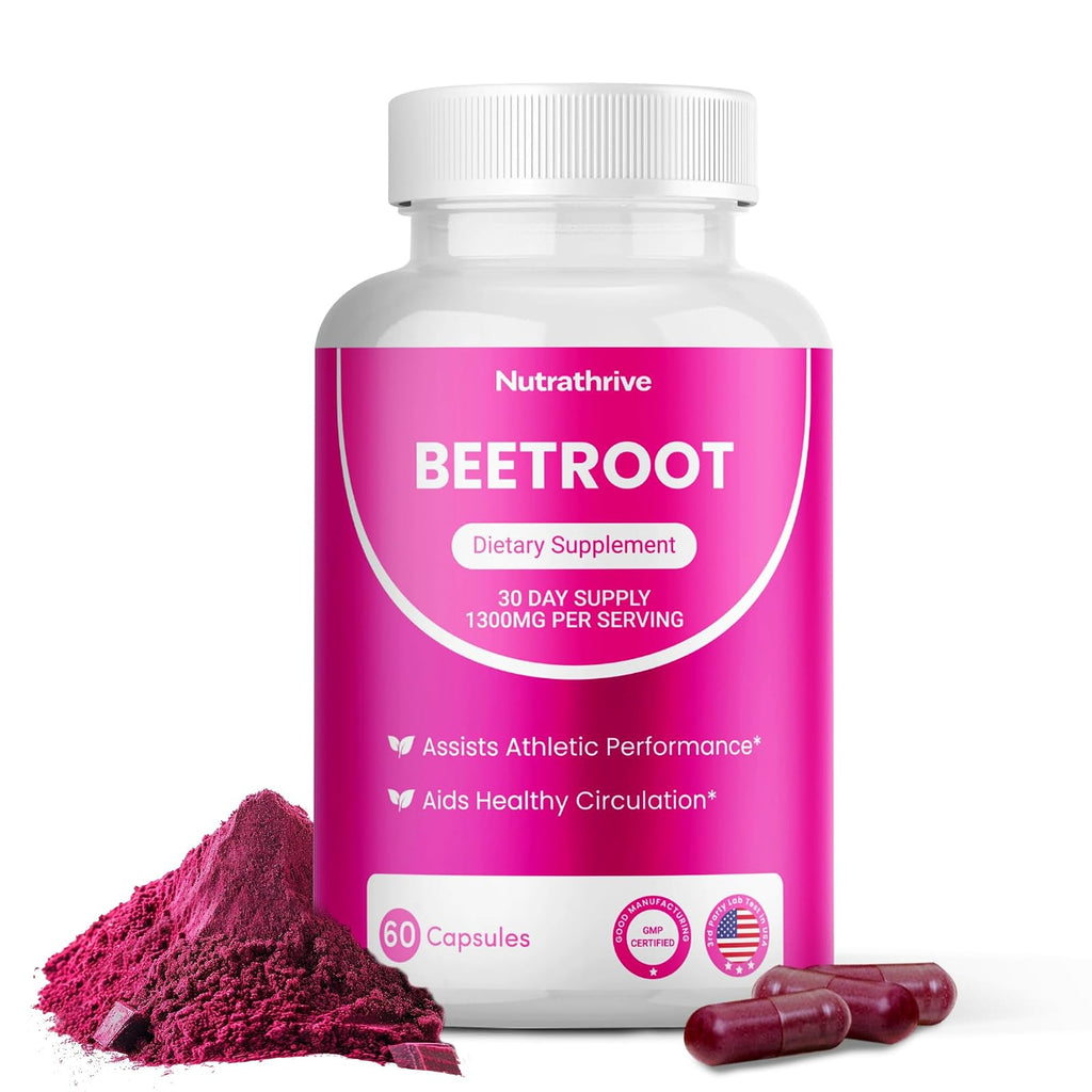 organic beet root capsules for energy