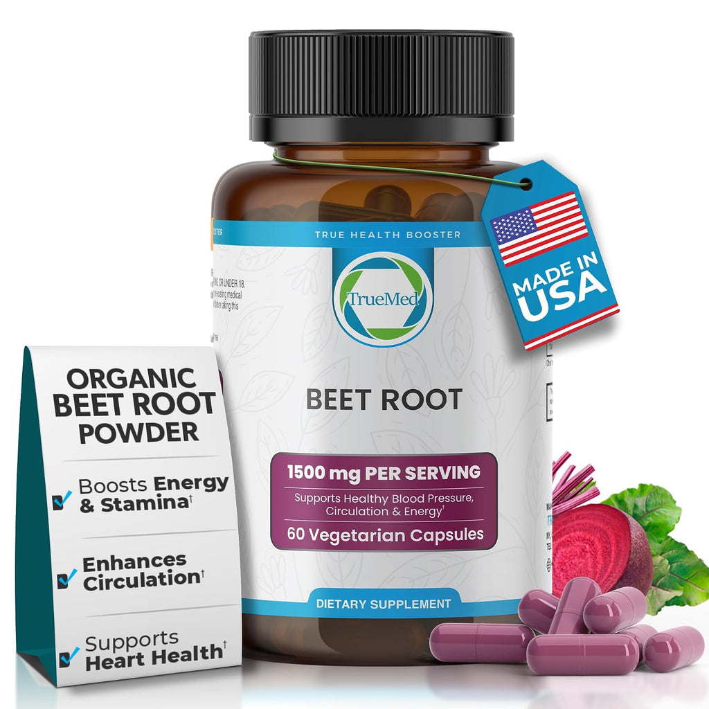 organic beet root capsules for energy