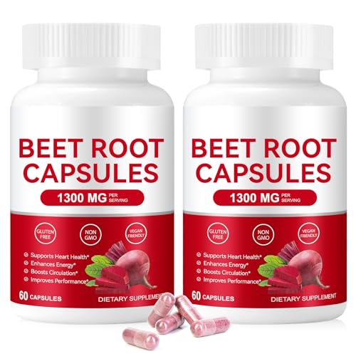 organic beet root capsules for energy