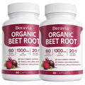 Organic beet root capsules for energy