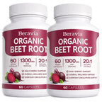 Organic beet root capsules for energy