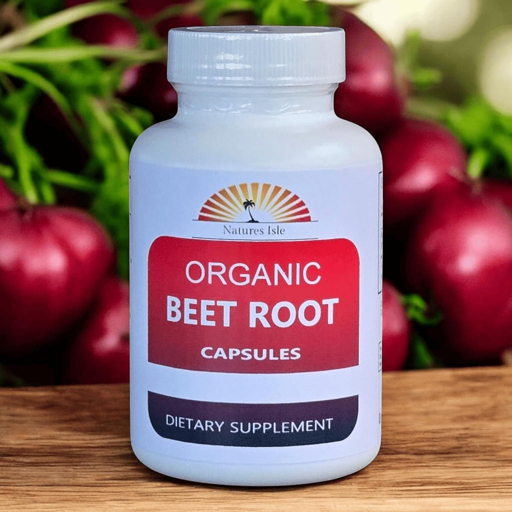 organic beet root capsules for energy