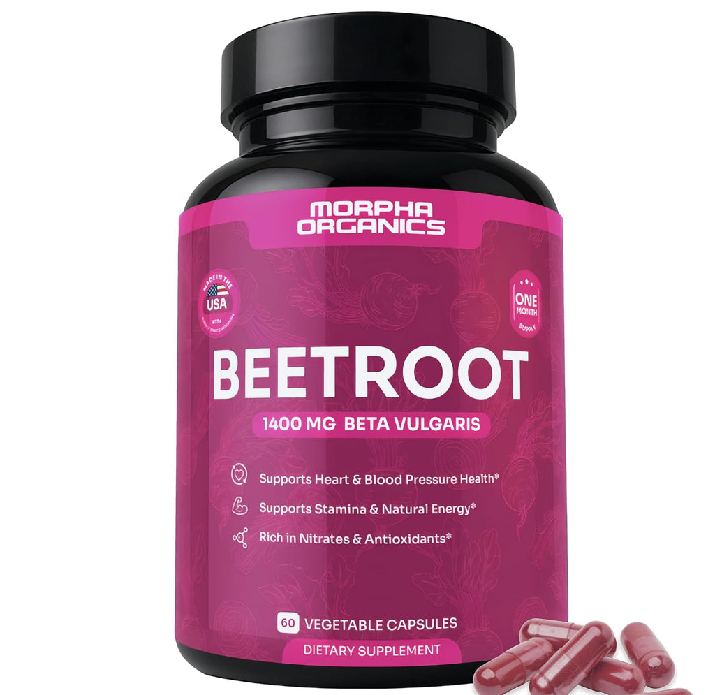 organic beet root capsules for energy
