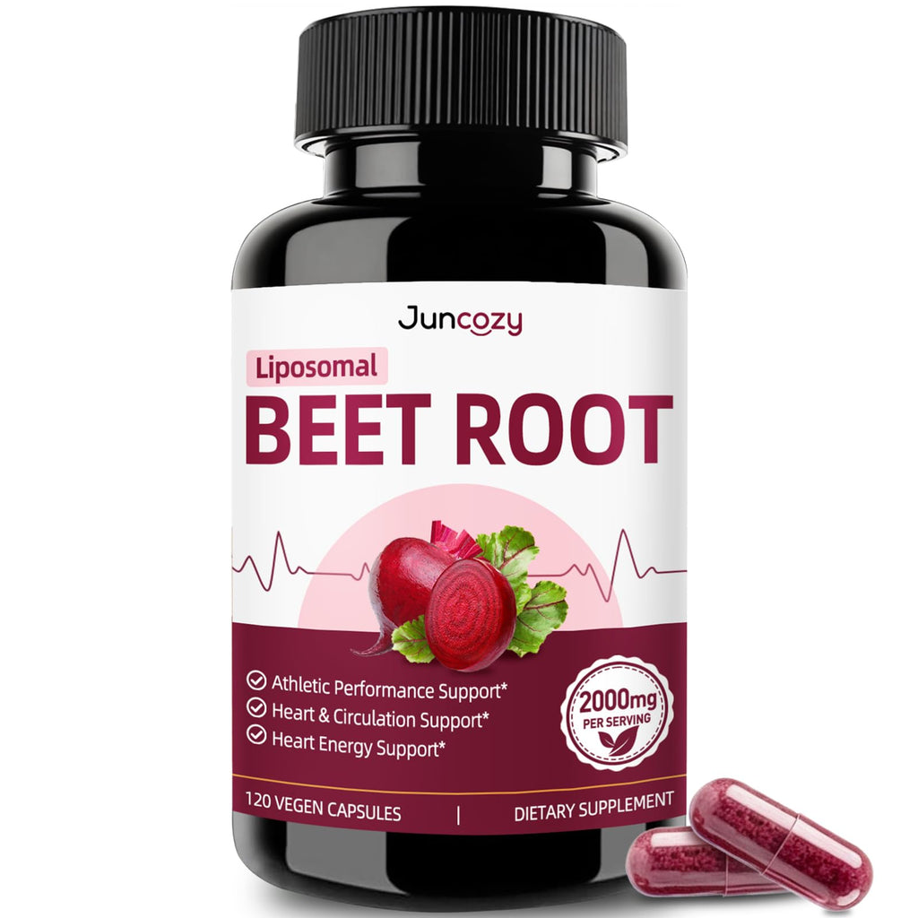 Organic beet root capsules for energy