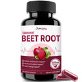 Organic beet root capsules for energy