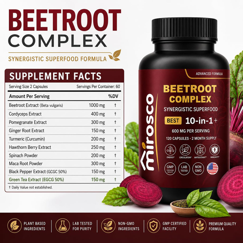 Organic beet root for daily wellness