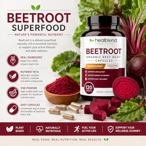 organic beet root for heart health