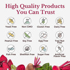 Organic beet root for immune support