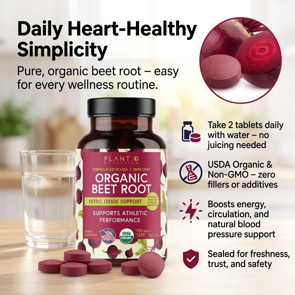 organic beet root for improved circulation