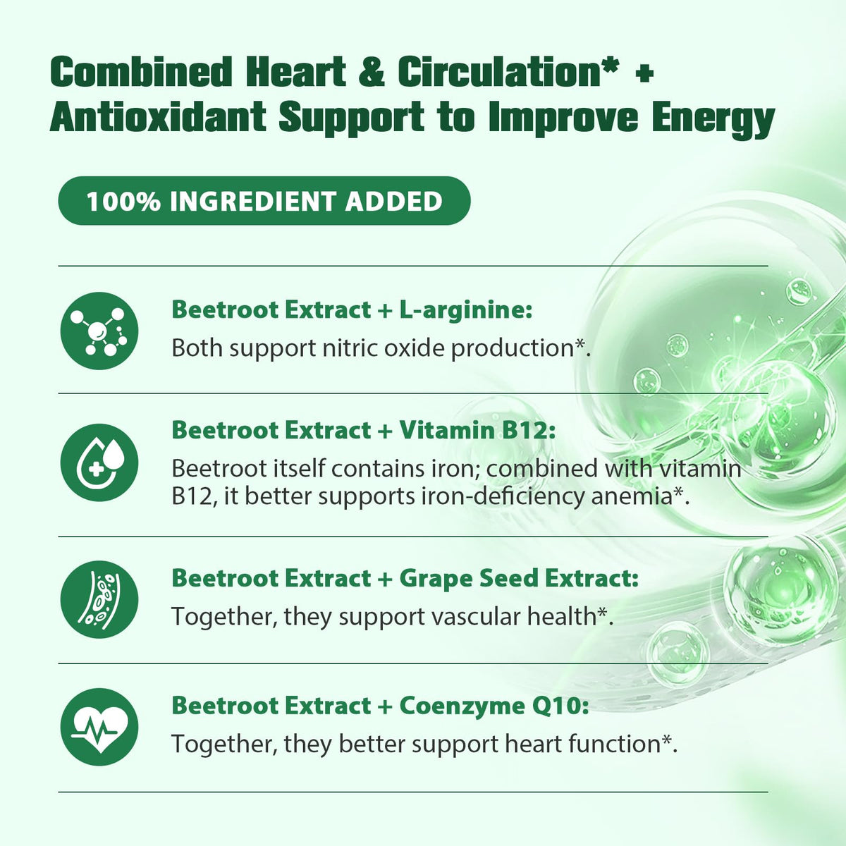 Organic beet root for vitality