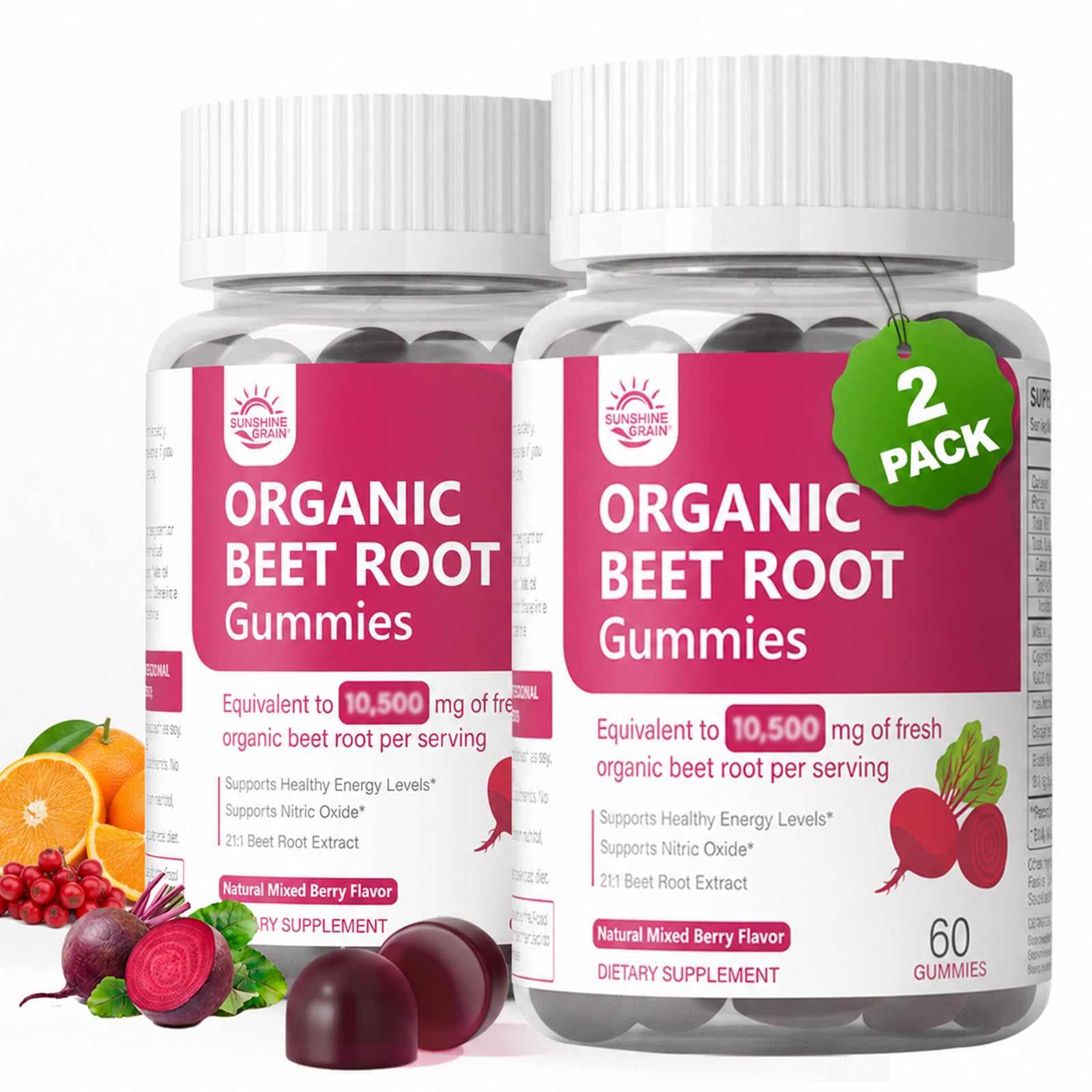 organic beet root gummies for energy