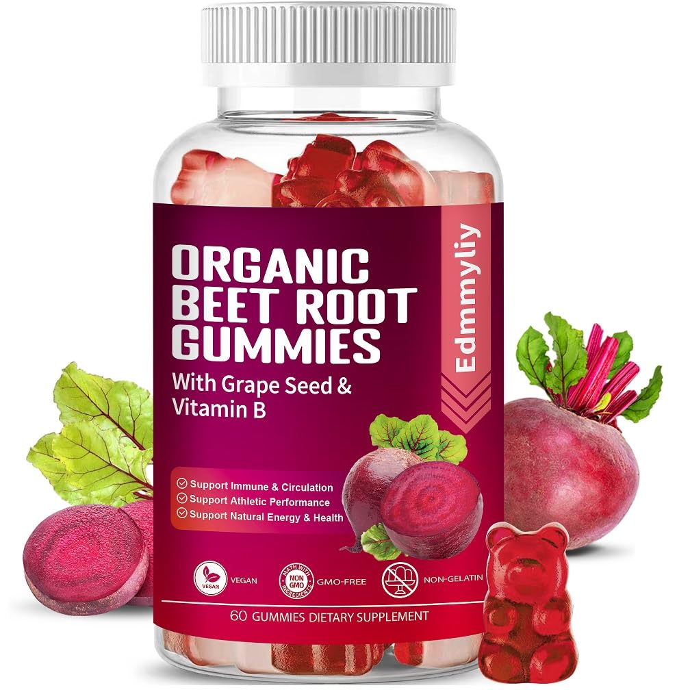 Organic beet root gummies for health
