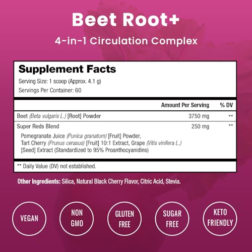 organic beet root powder for energy