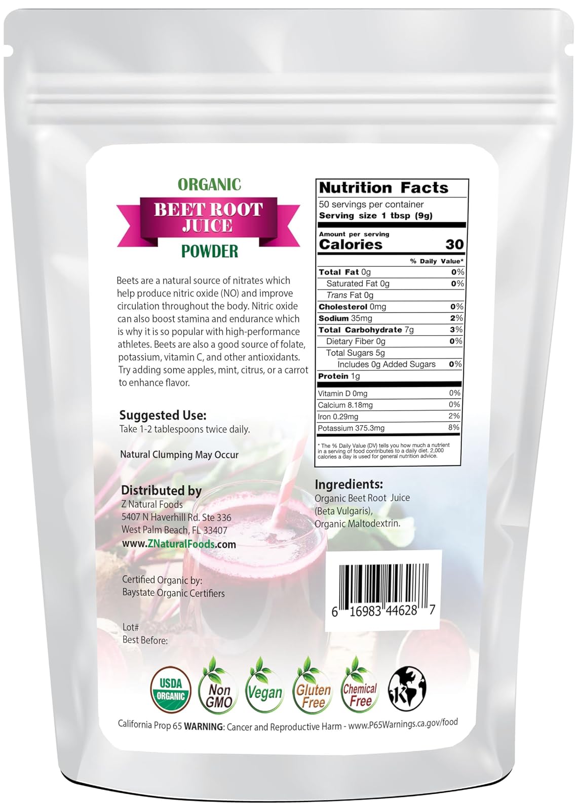 organic beet root powder for smoothies