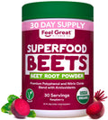 organic beet root powder supplement
