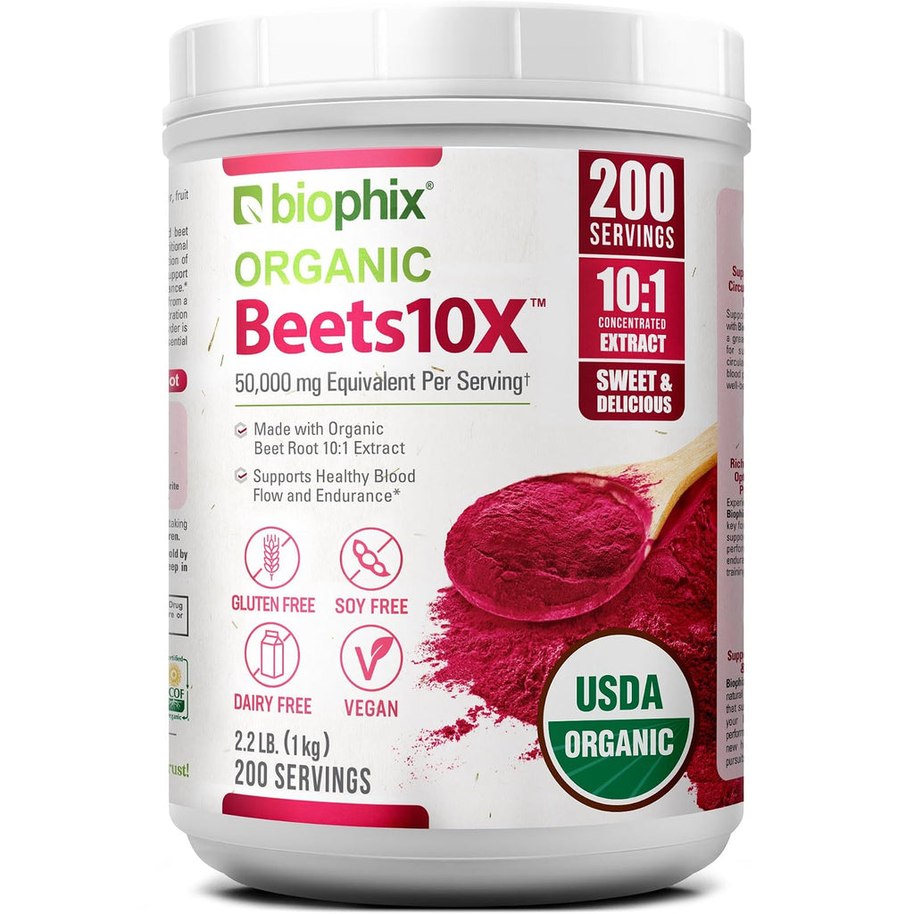organic beet root powder supplement