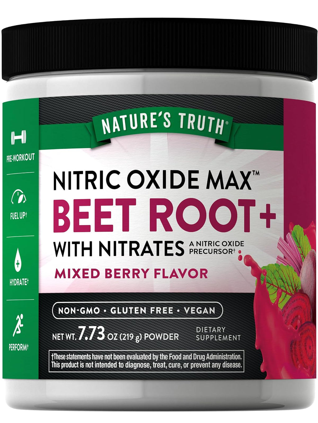 organic beet root powder supplement