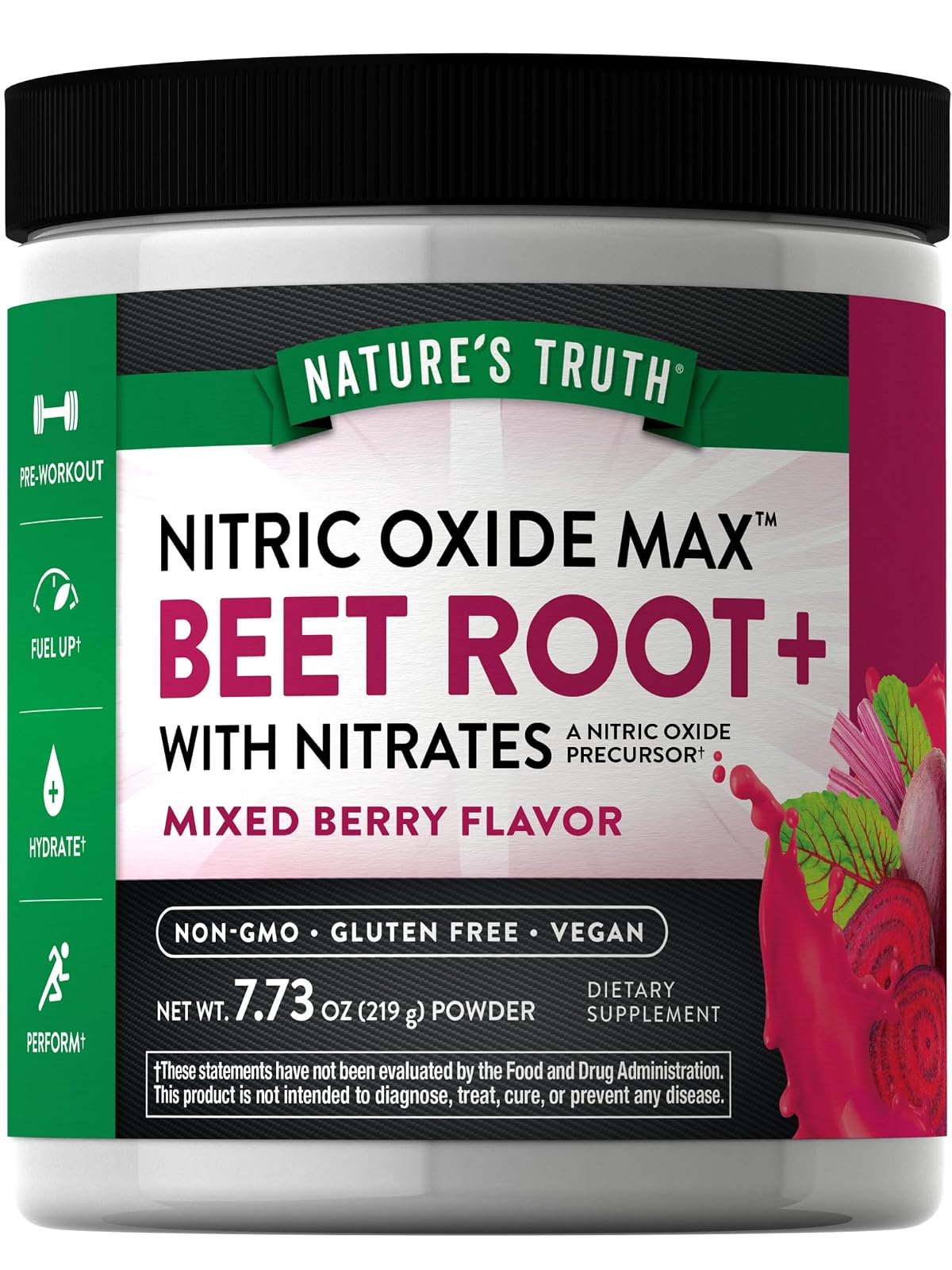 organic beet root powder supplement