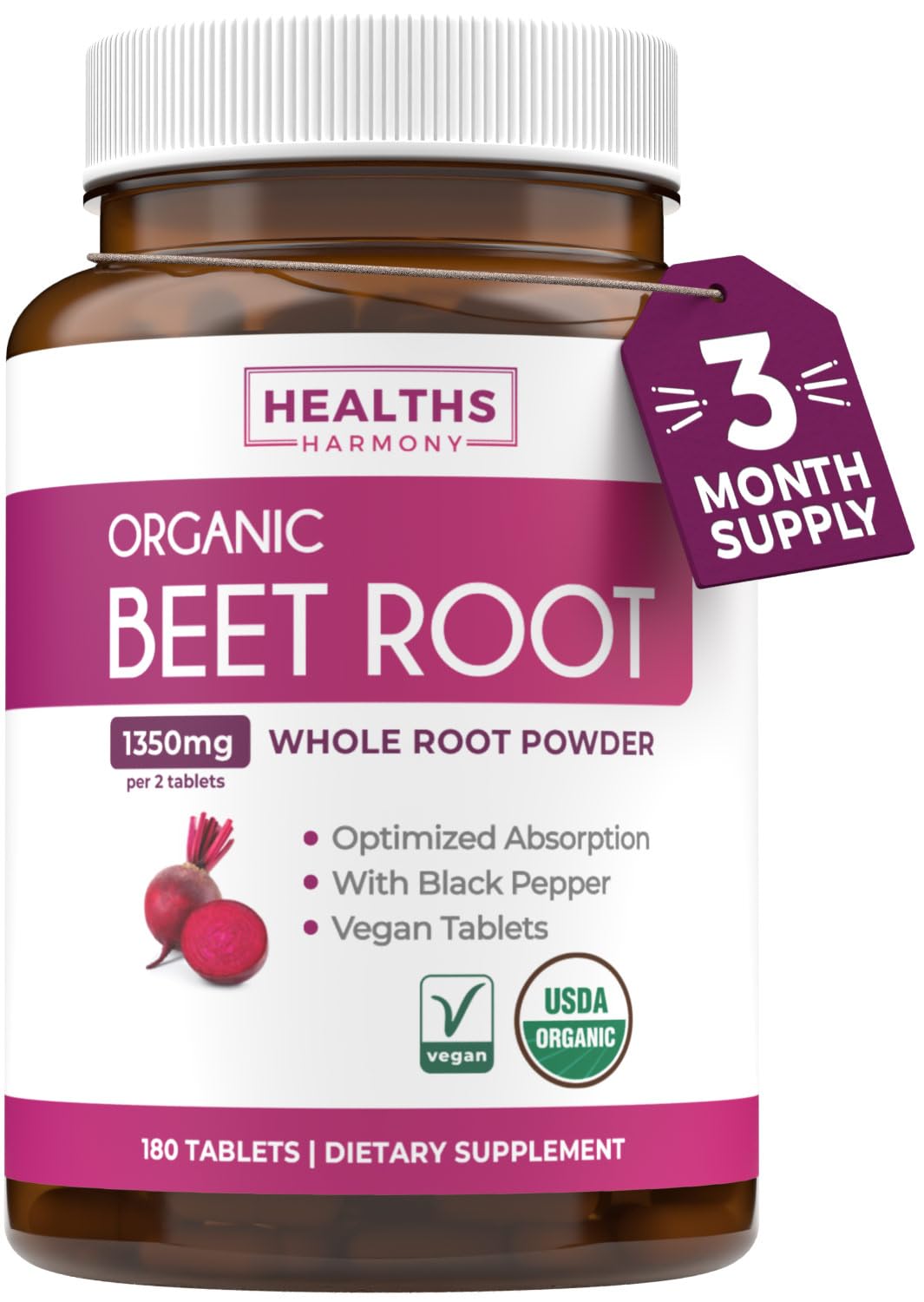 organic beet root powder supplement