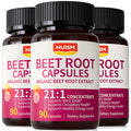 Organic beet root supplement capsules
