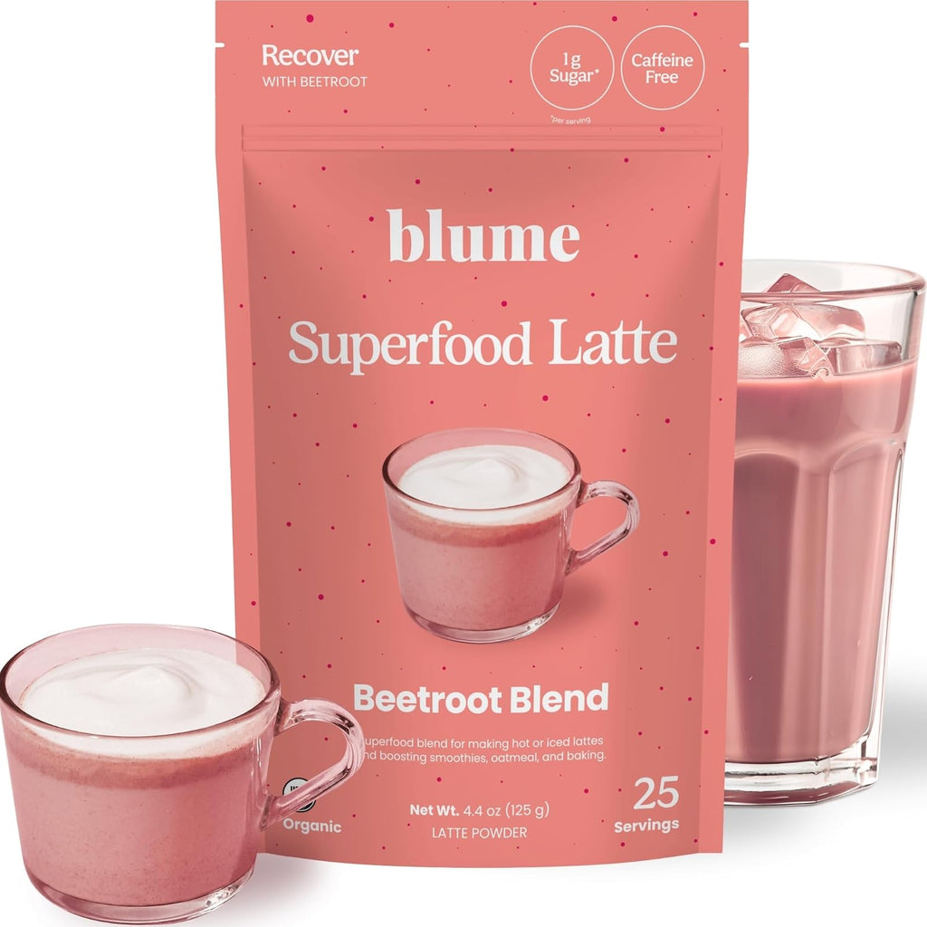 organic beetroot blend superfood latte