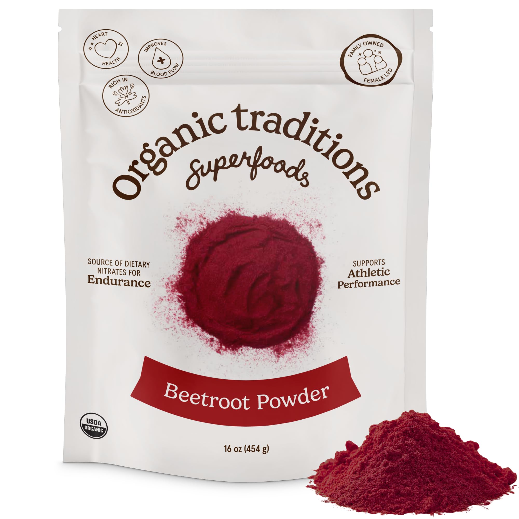 Organic beetroot powder for smoothies