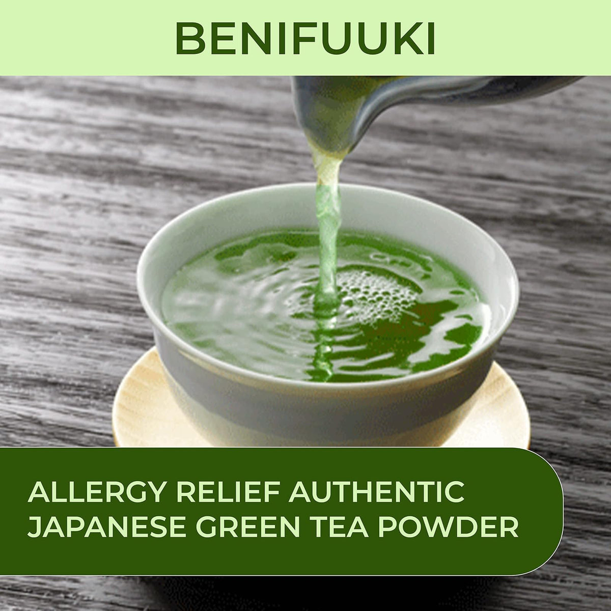 organic Benifuuki green tea powder