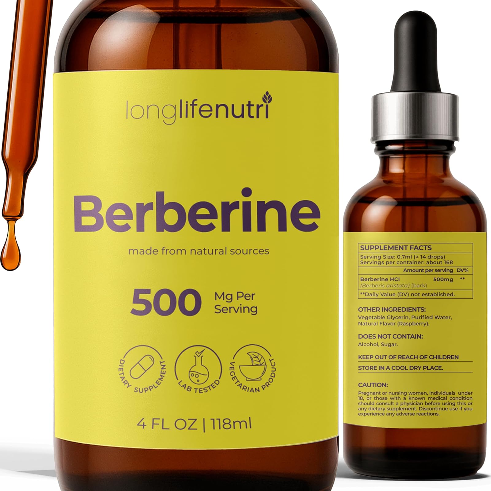 organic berberine liquid drops